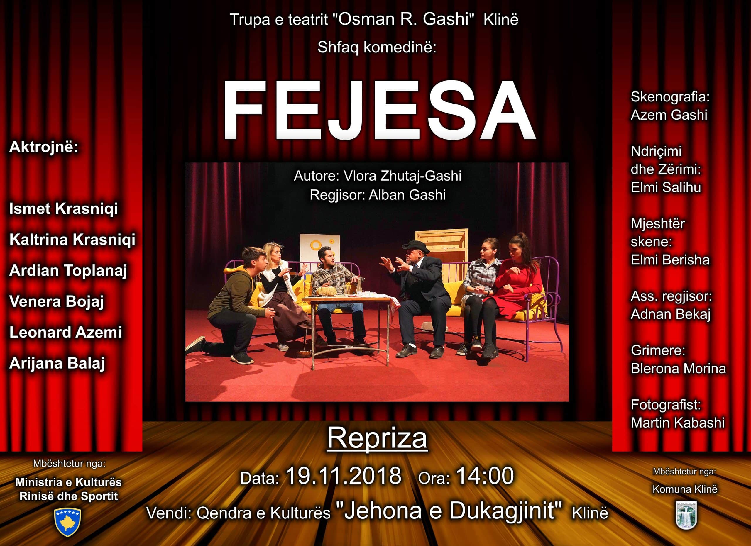 Repriza e komedisë” Fejesa” – Komuna Klina